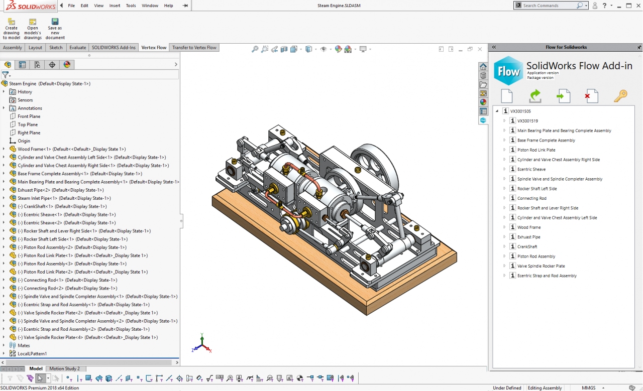 Vertex Flow Solidworks-tiedonhallinnassa - Vertex Flow